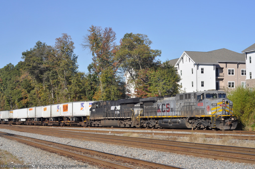 KCS 4535 On NS 220 Southbound